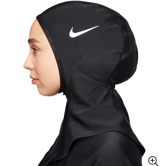 Nike | Hijabs | Nike Mlarge Hijab Swim Essential Head Cover In Black ...